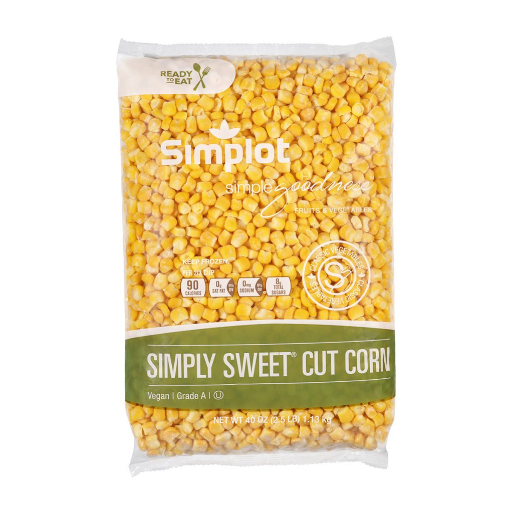 VEG CORN CUT FRZ 6/4 LB – Horizons Supplies